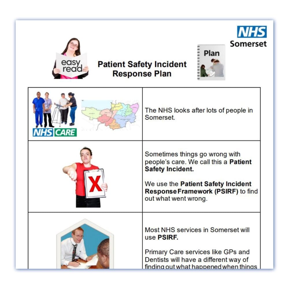 Patient safety - home page - NHS Somerset ICB